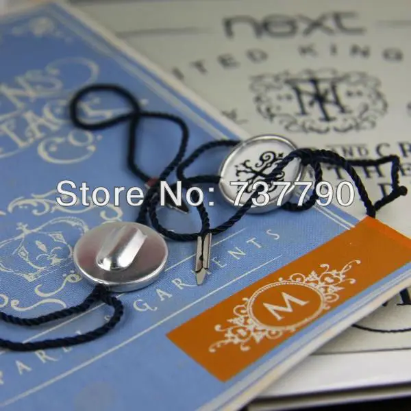 dia.15mm/custom clothes metal seal hang tag /free shipping/string hang ...