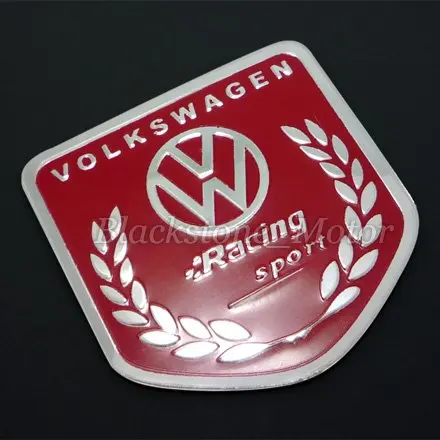 Volkswagen Racing Sport Emblem Badge Decal Sticker FOR VW Jetta Golf ...