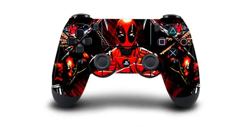 Deadpool PS4 Controller Skin Sticker - QBTM0279 - ConsoleSkins.co