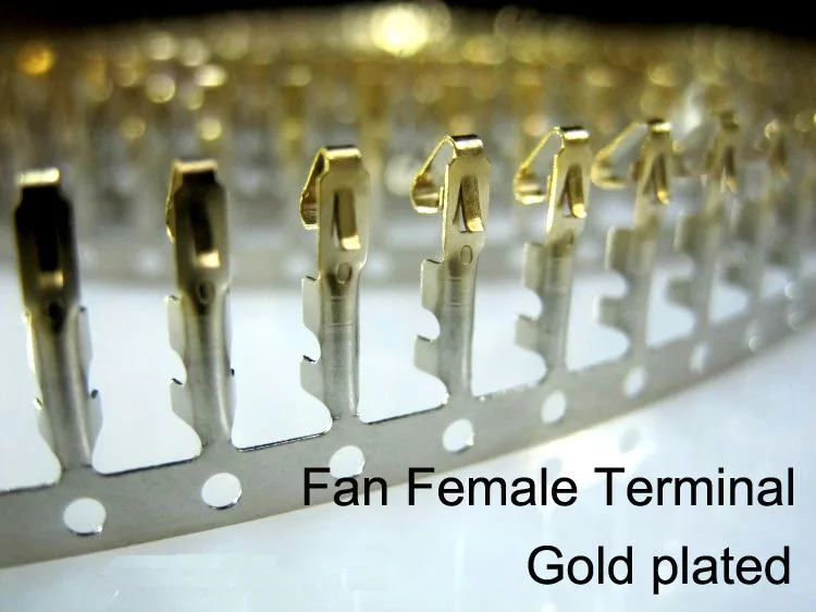 2510-Fan-female-terminal-gold-plated-Fan-connector-terminal-for ...