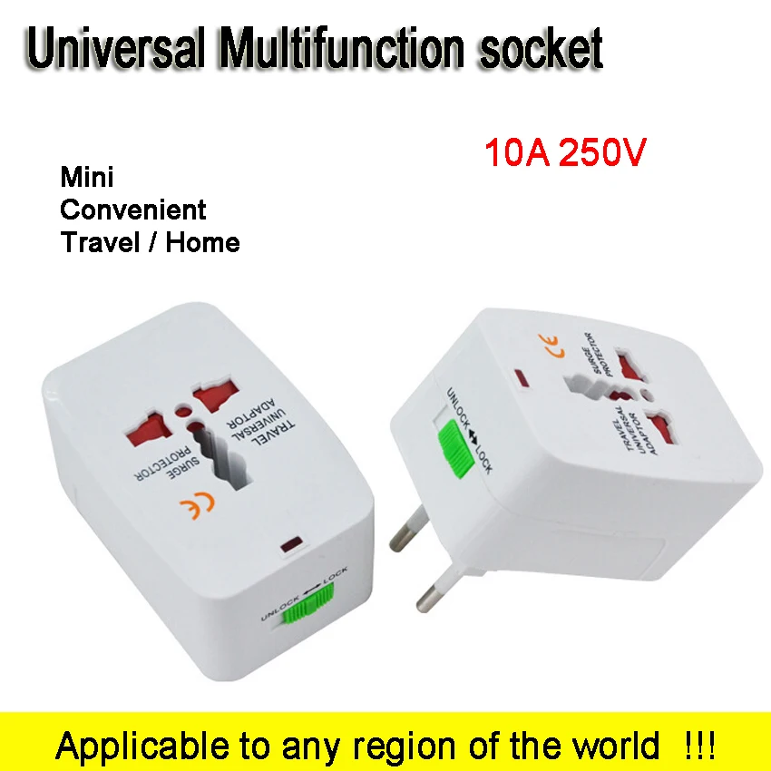 Brand new super Socket Home / Travel Universal Adapter Plug Socket 10A ...