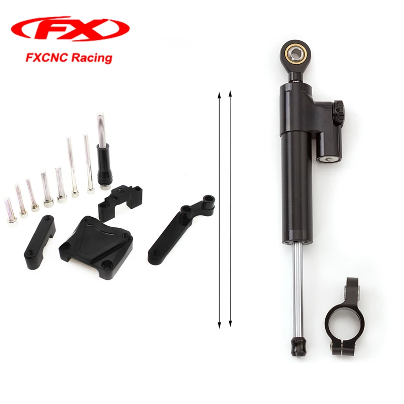 Fxcnc aluminio dirección amortiguador estabilizador montaje Seguridad ...