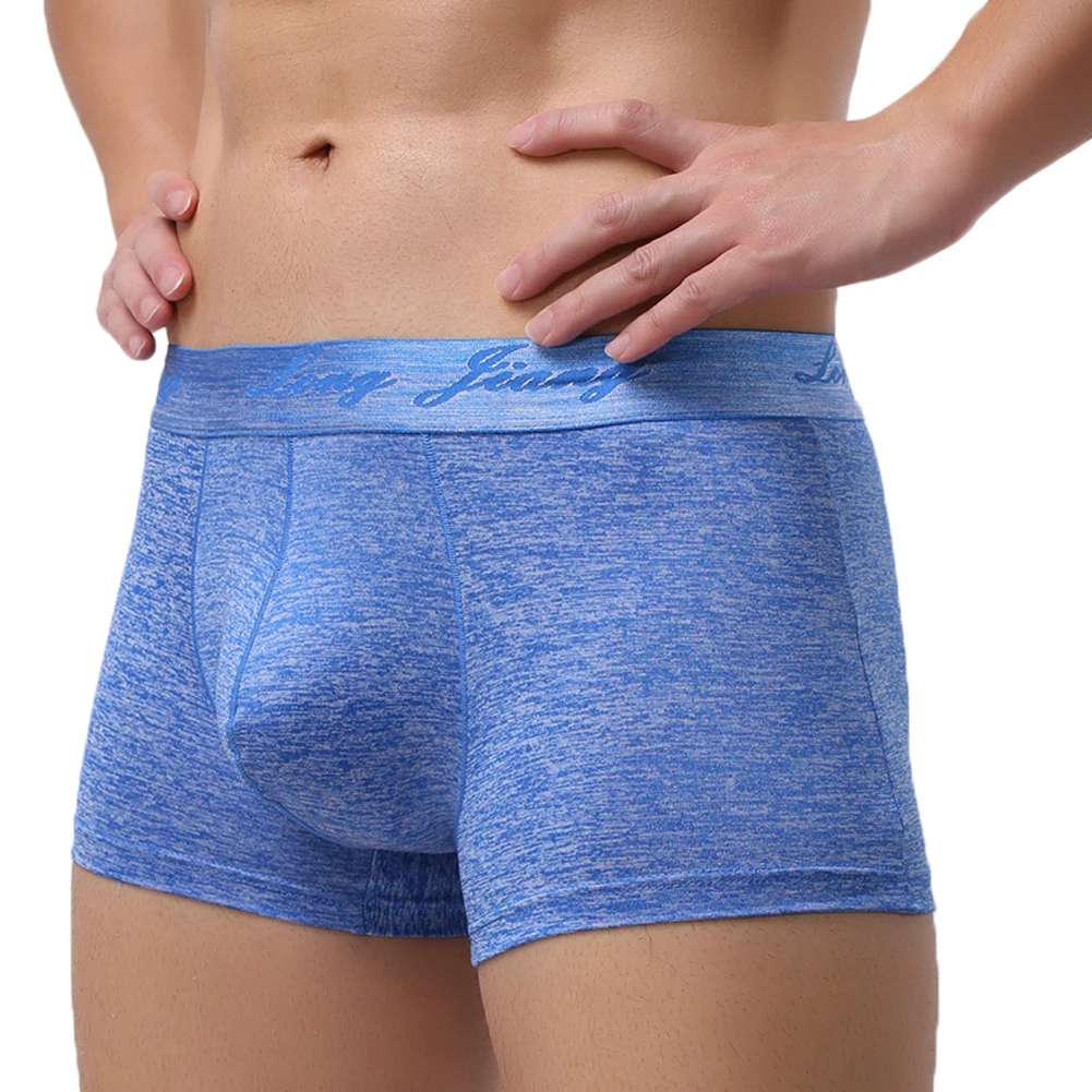 Fashion Men Soft Bulge Pouch Breathable Underwear Boxer Shorts ...