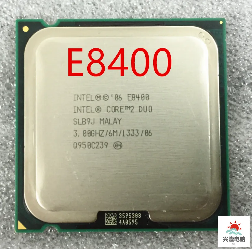 Processador intel dual core cpu, cpu core duo 2 e8400 e8400 3.0ghz 6m ...