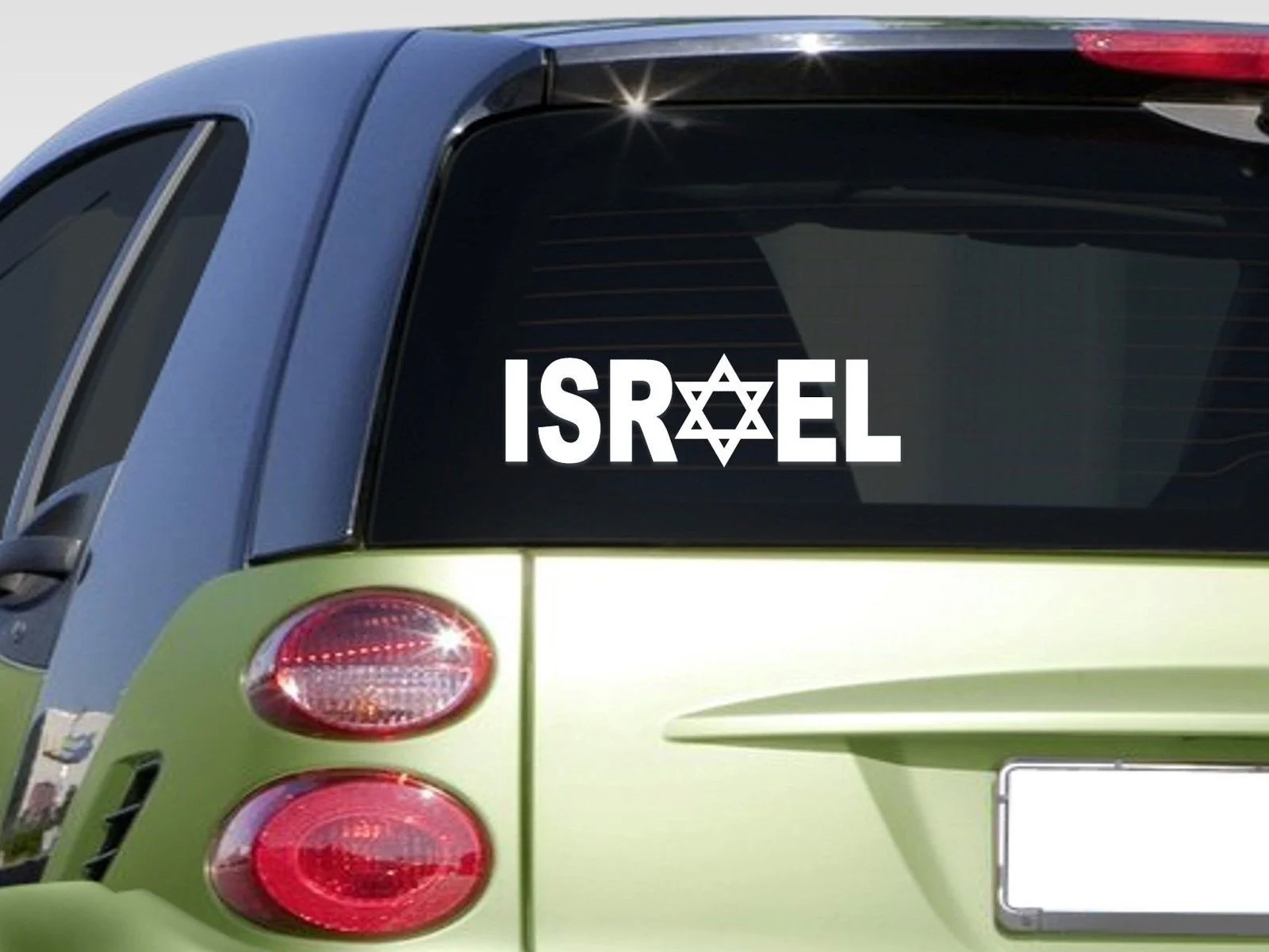 Israel stickers decal vinyl star of david flag country jewish jew ...