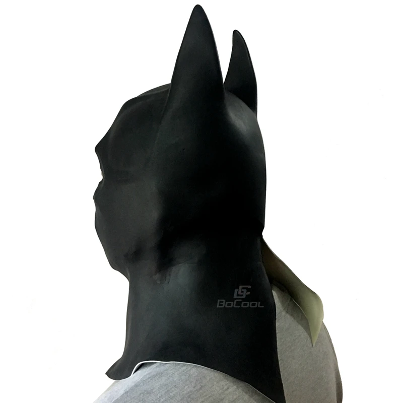 Realistic Cosplay Full Face Latex Batman Mask Costume Superhero The ...