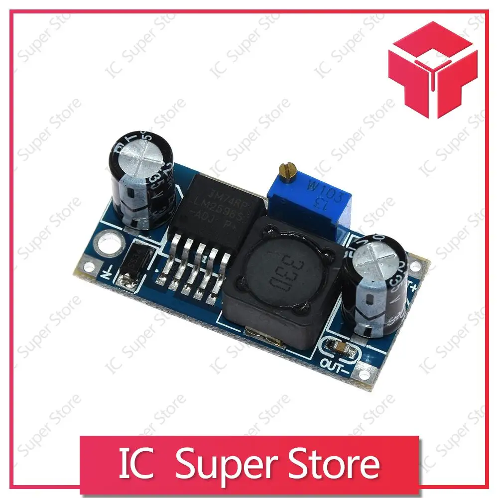 LM2596 LM2596S LM2596S-ADJ DC-DC Step-down Voltage Regulator Power Supply Module 4.5-40V 3A ...