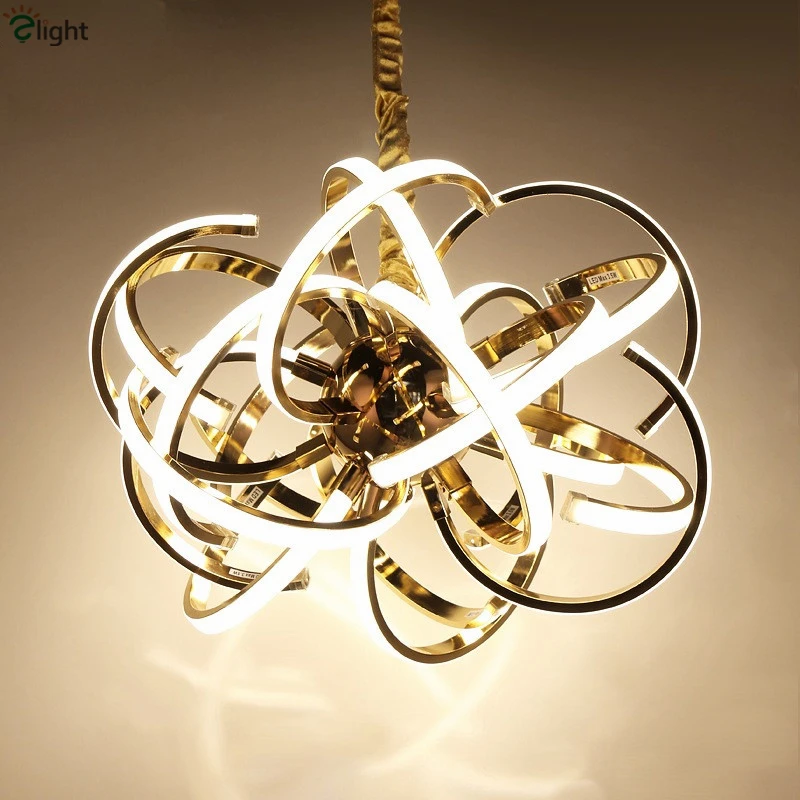 Aliexpress.com : Buy Modern Lustre Metal Led Pendant Light Lustre ...