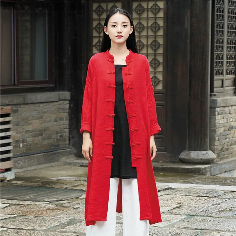 China Clothing Blouses Women 2019 Long Shirt Meditation Clothing ...