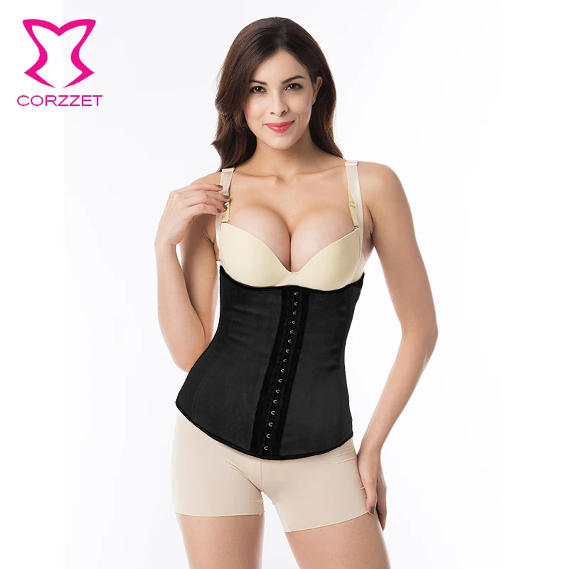 Buy Corzzet Black Women Latex Rubber Waist Trainer