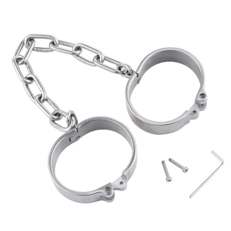SALE 304 Stainless Steel Handcuffs Ankle Cuff For Couples Fetish ...