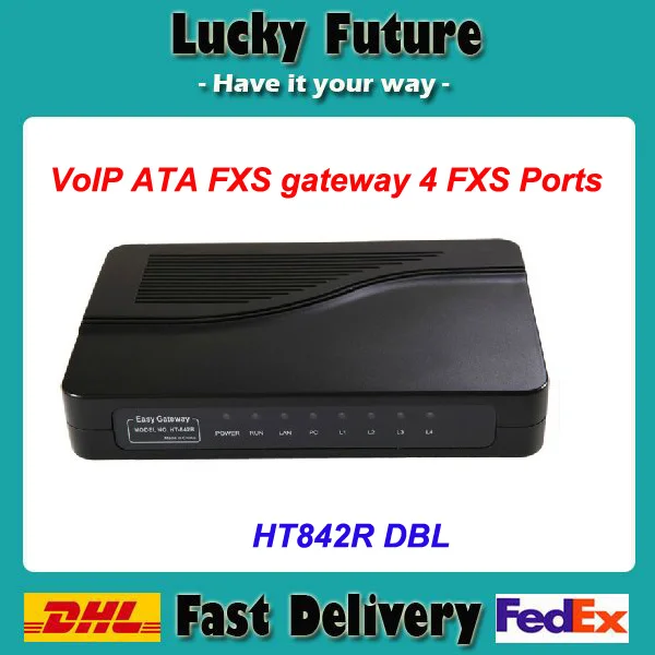 VoIP ATA FXS gateway 4 FXS ports to PBX Trunk Asterisk IP PBX HT842R ...