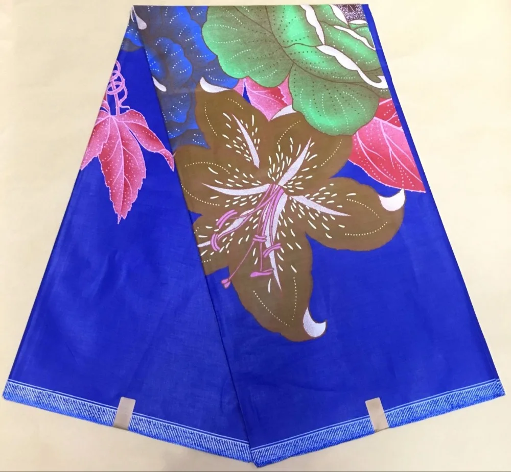 High Quality 100% Cotton Printed Hollandais Ankara African Java Wax ...