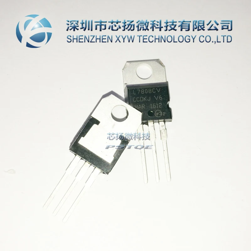 L7808CV L7808 7808 신규 및 기존 IC TO220 L7808 TO 220 7808 LM7808 MC7808 ...