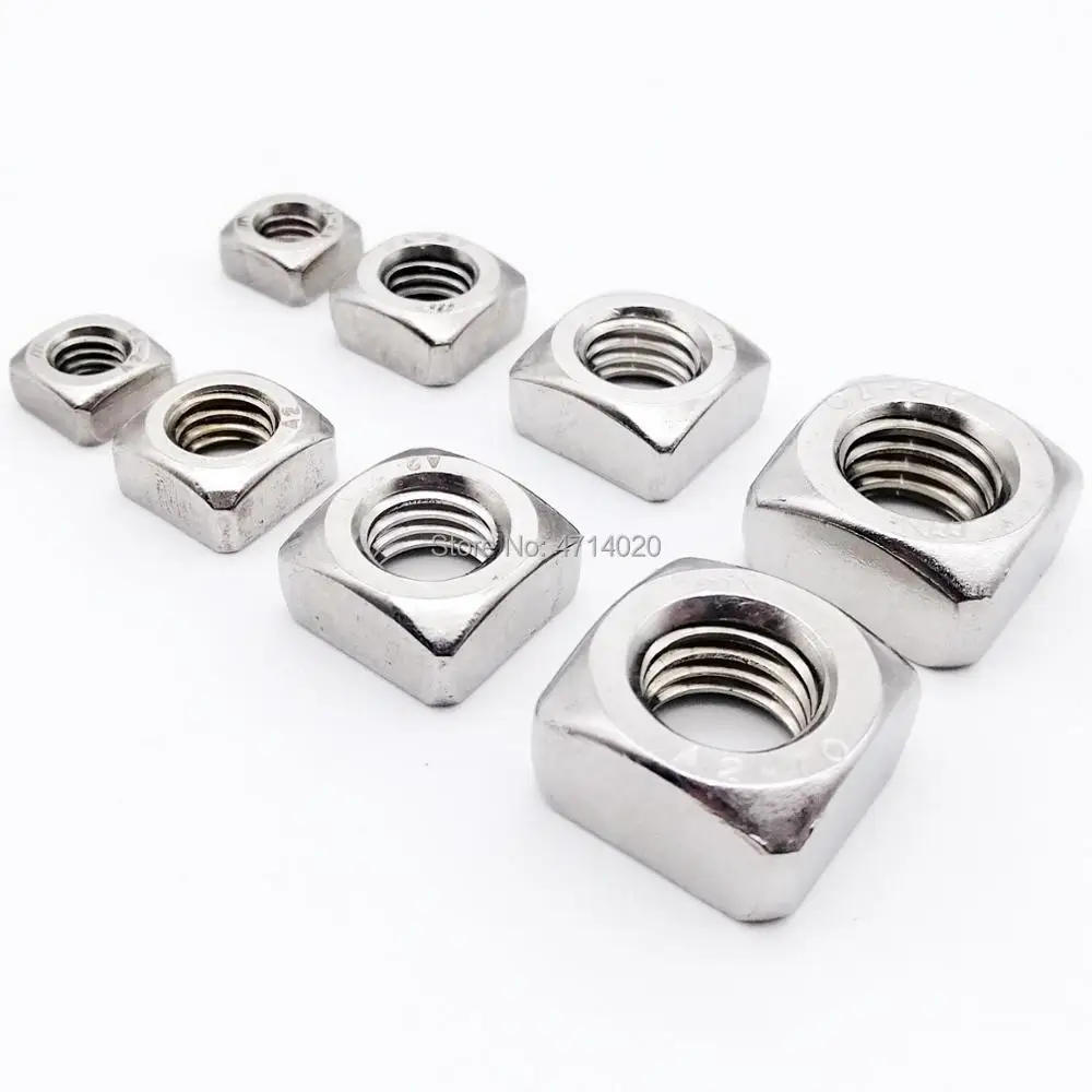 20/100pcs High Quality M3 M4 M5 M6 M8 M10 M12 DIN557 GB39 304 A2 ...