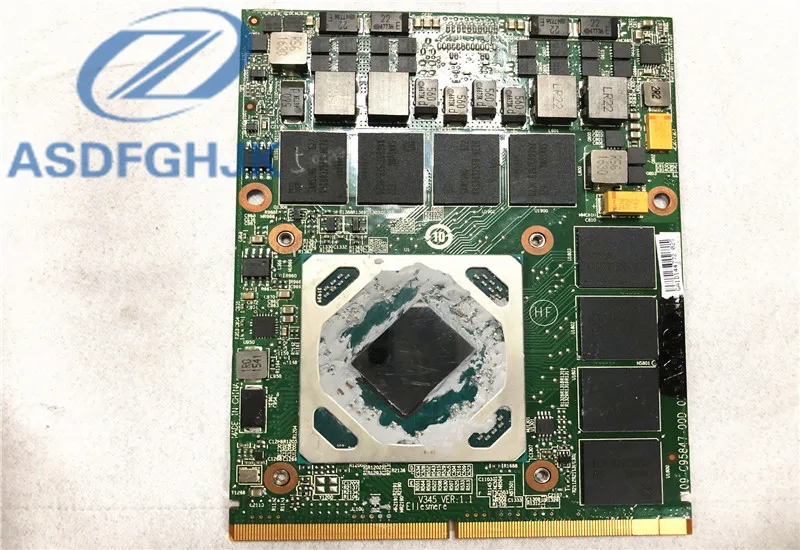 오리지널 109 C95847 00D 02, 파이어프로 w7170m 용 AMD 노트북 비디오 카드 4gb 5 whcd GPU ...