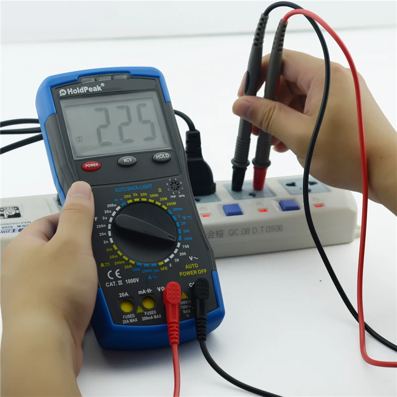 HP-770B Digital Multimeter Meter with NCV Feature and Frequency/Dide ...