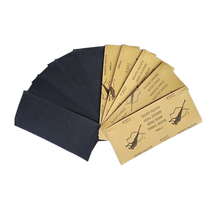 42 Pieces Of Sandpaper Waterproof Sandpaper Sandpaper Silica Gel ...