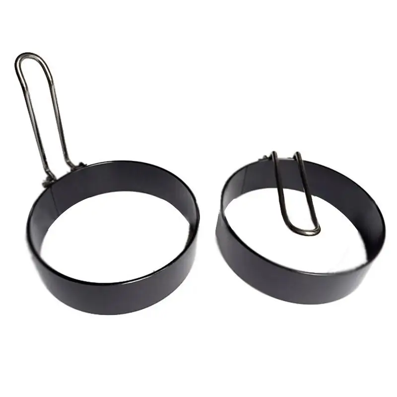 Adeeing Nonstick Stainless Steel Handle Round Egg Rings Shape Pancakes ...