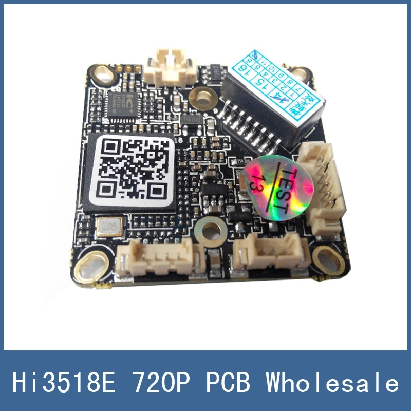 720p Ip Camera Pcb Module Circuit Board , Pal Hi3518e Chip + 1.0 Mp ...