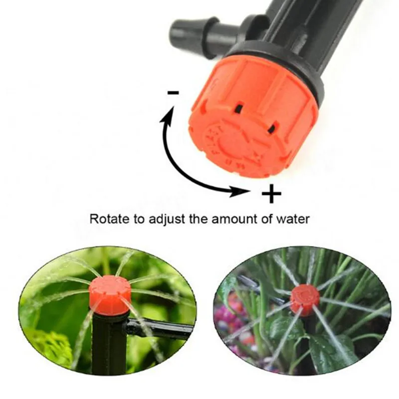25m Hose Garden Drippers With Water Timer DIY Drip Irrigation System ...