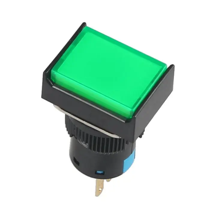 LA16J 11 Latcing Push Button Switch 3Pins (AB6J M) Rectangular-in ...