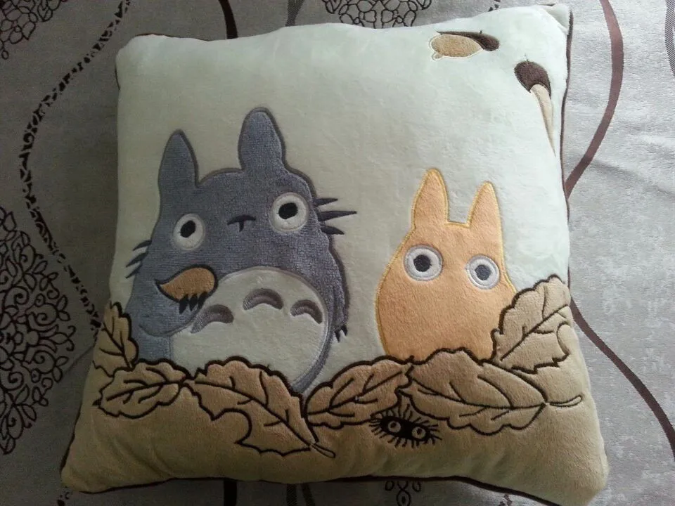 My Neighbor Totoro Cartoon Soft Stuffed Cushion - KawaiiMerch.com