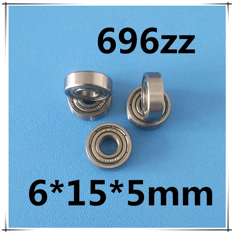 소형 베어링 696z 696 ZZ 696 2Z 696 Z, 6x15x5mm 깊은 홈 볼, 10 개|ball ball|ball ...