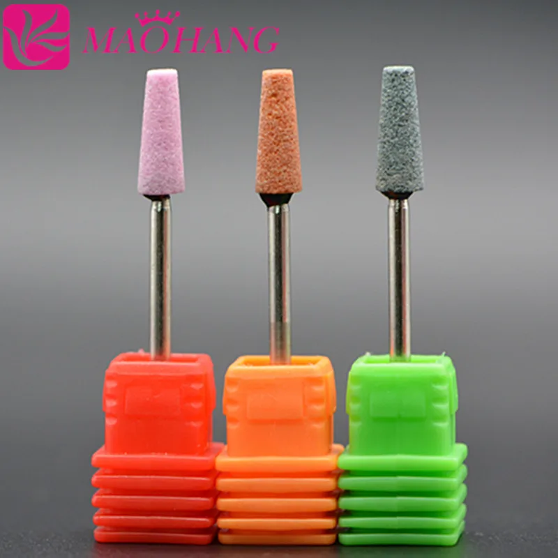 Maohang 3pcs Ceramic Stone Nail Drill Bits For Professional Electric ...