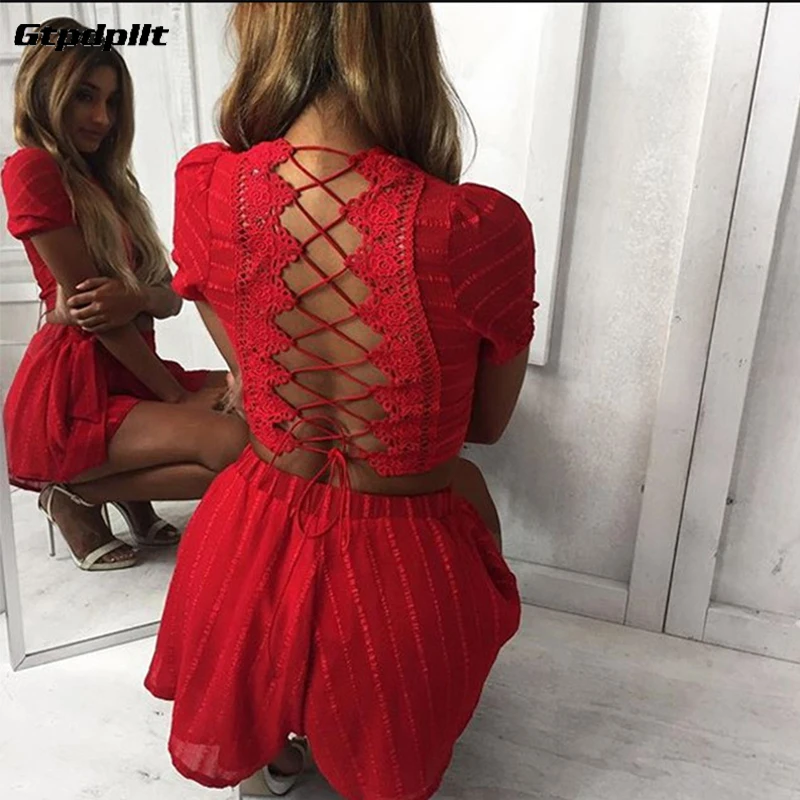 Buy Gtpdpllt Sexy Summer Playsuit 2018 Women Two Piece