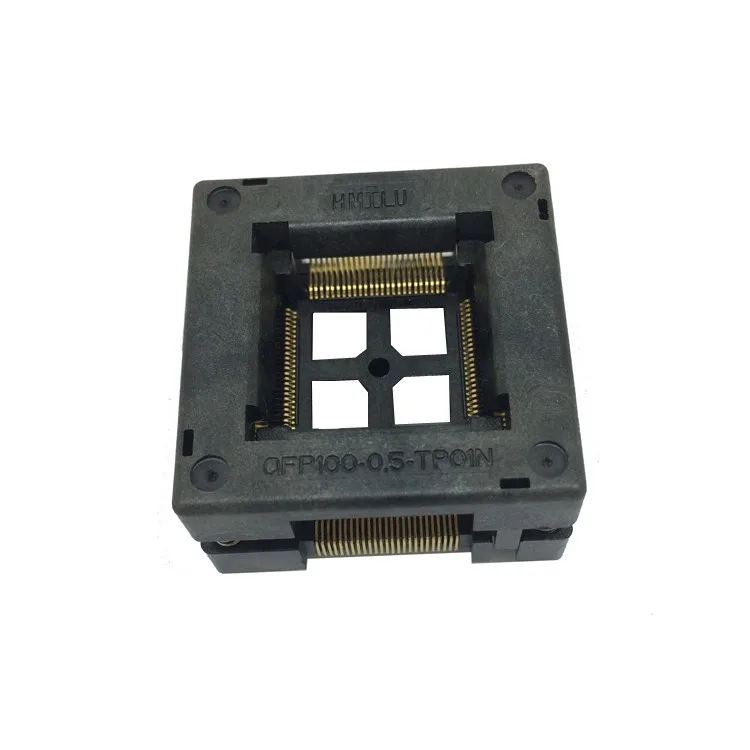 TQFP100 FQFP100 LQFP100 Burn in Socket OTQ 100 0.5 09 Pin Pitch 0,5mm ...