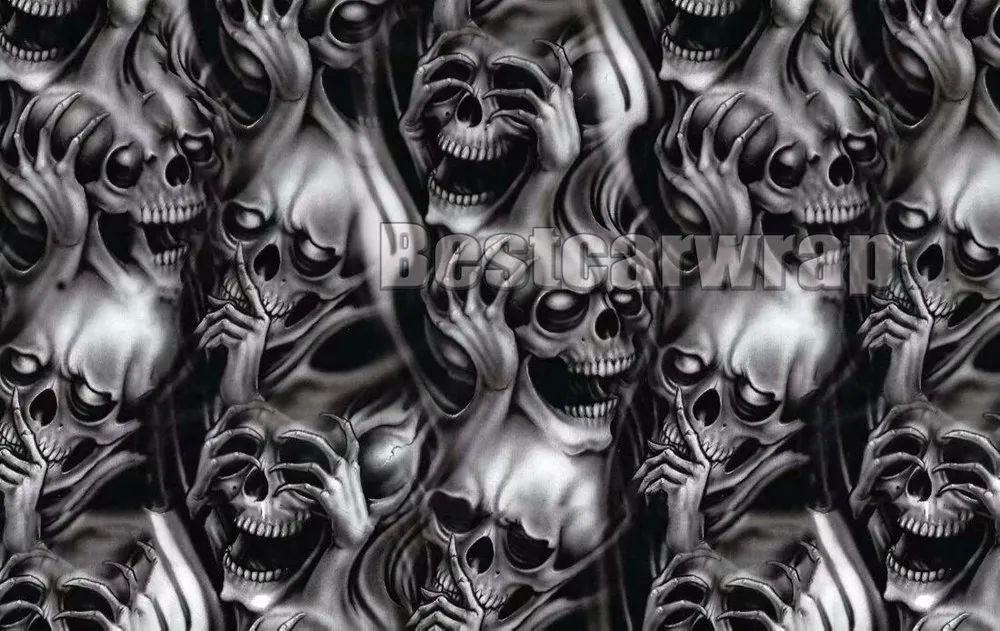 Skull-stickerbomb-Camouflage-Vinyl-Wrap-For-Car-wrap-boat-Motorcycle ...