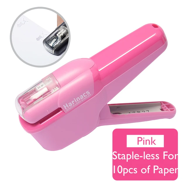 Japan KOKUYO Harinacs Staple-Free Stapler Large Creative Staple-less ...