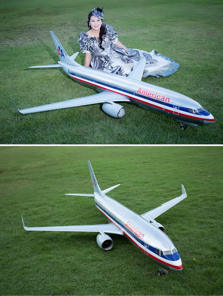 Boeing 737 Full composite /W 90mm Electric retract scale gear & Seat ...