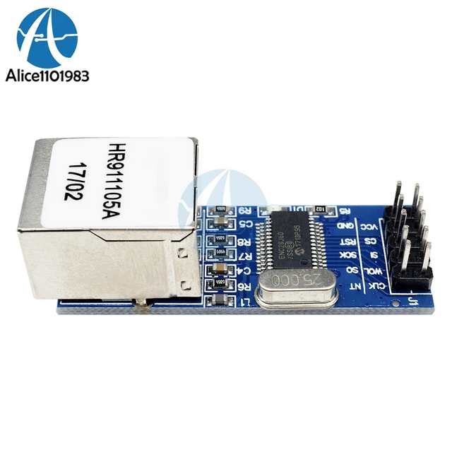 Enc28j60 Ethernet Lan Network Module For Arduino Mini Enc28j60