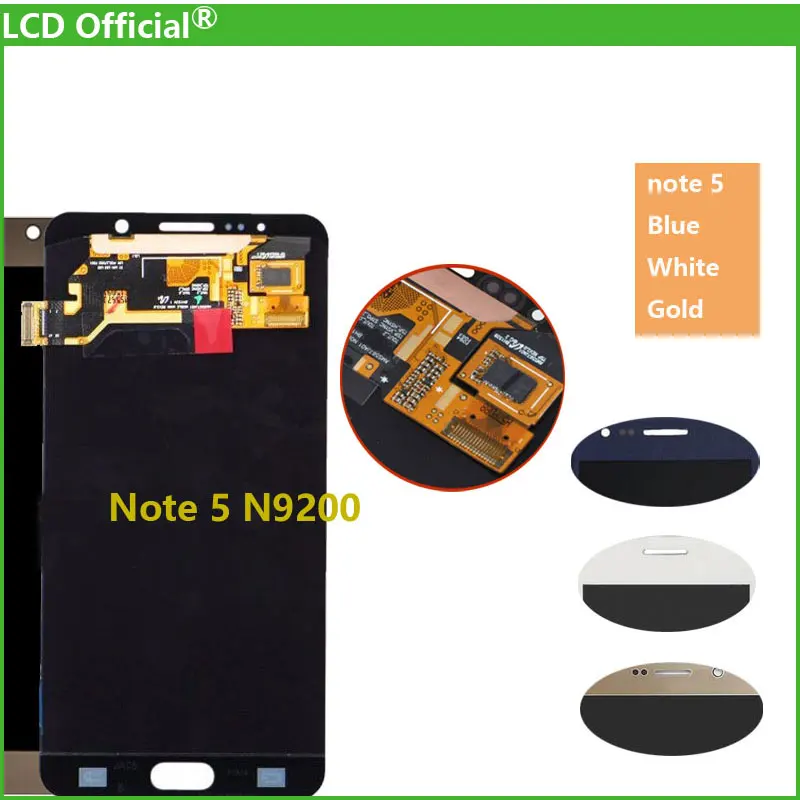 10PCS Free DHL High Quality LCD Display For Samsung Galaxy Note 5 N9200 ...