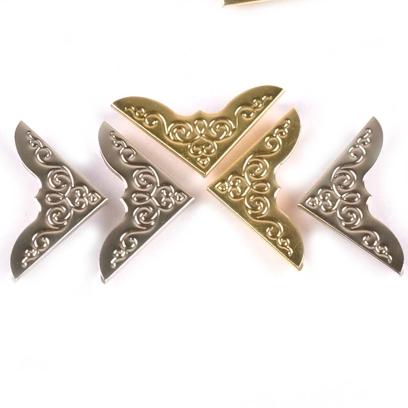 20pcs 30x30x4.5mm Golden/silver Metal Book Corners For Photo Albums ...