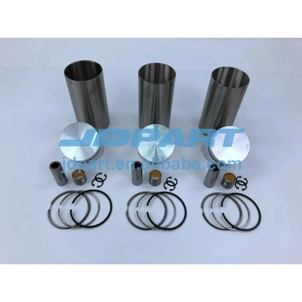New 3t72hl Liner Kit Piston + Rings + Liner For Yanmar Engine - Pistons ...