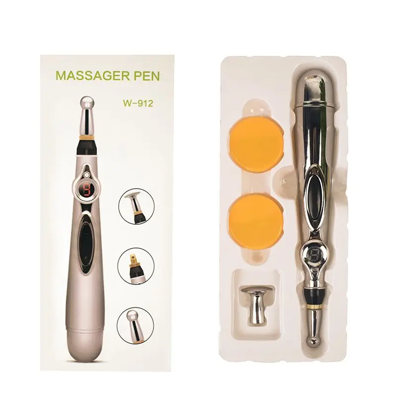 Electronic Acupuncture Pen Electric Meridians Laser Therapy Heal