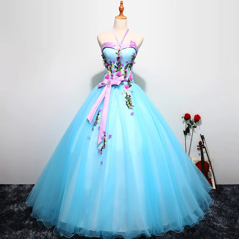 2018 new stage performance dress solo dress host ball gown|Dresses ...