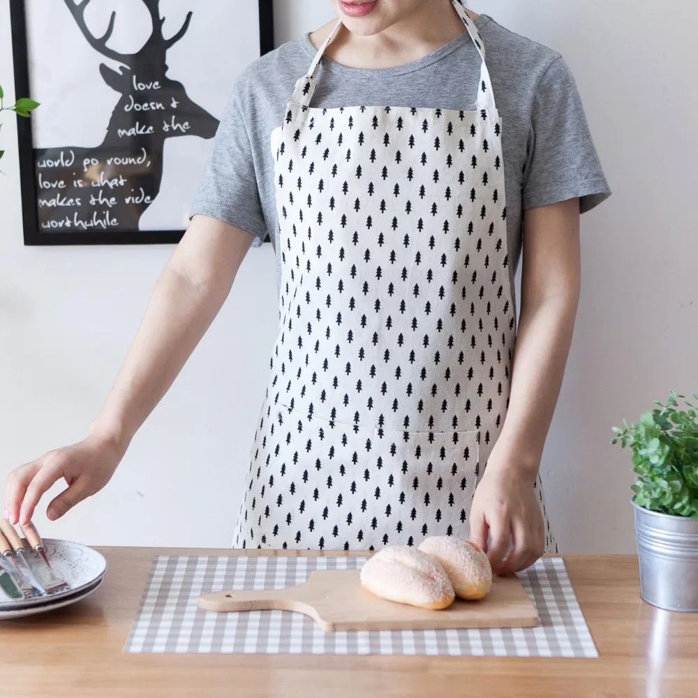 women kitchen cooking apron barbecue cooking kitchen apron Baking Cafe ...