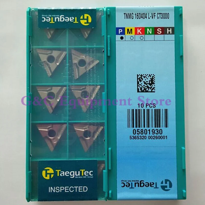 ORIGINAL TNMG 160404 L VF CT3000 INSERTS CNC TIP LATHE 10PCS/LOT ...