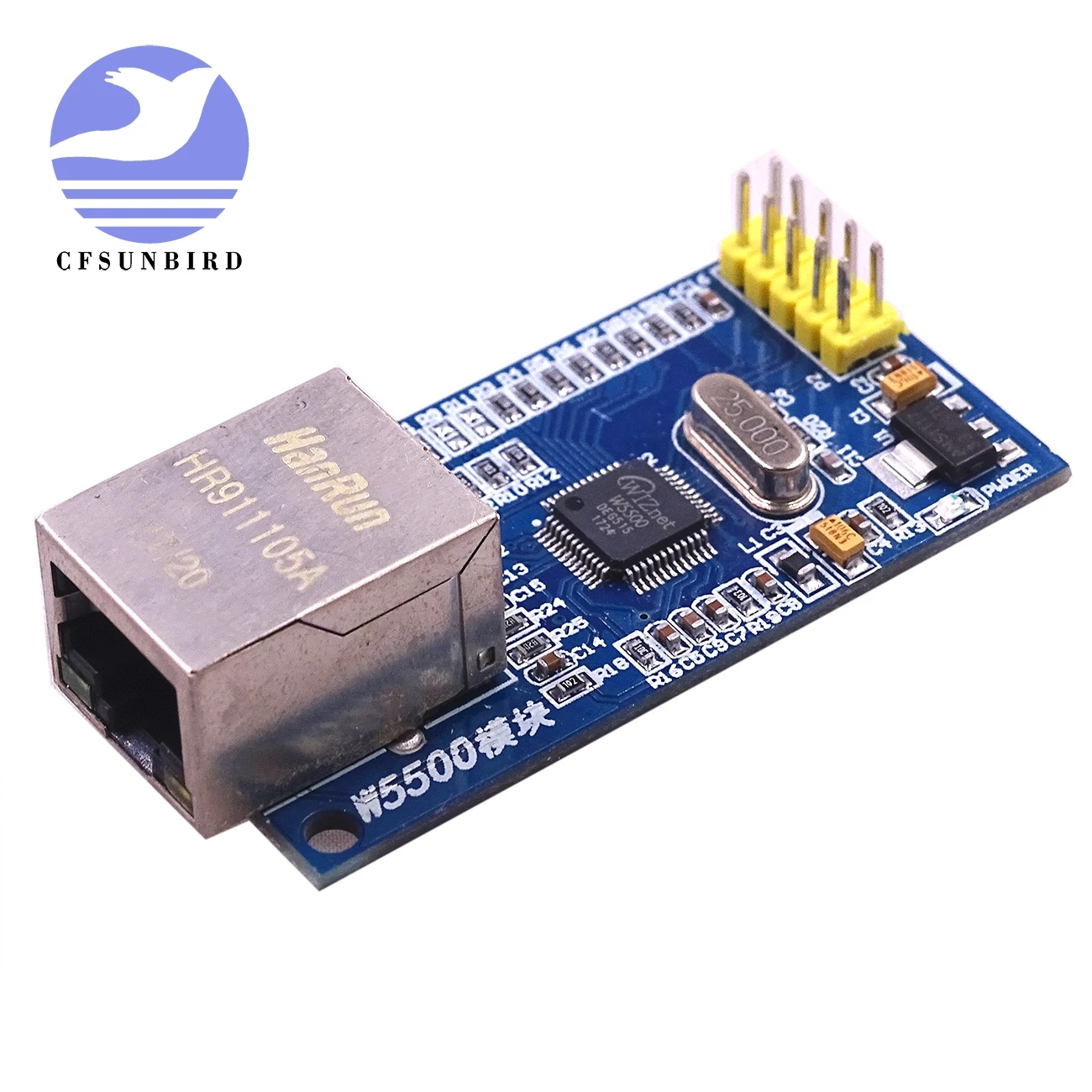 CFsunbird Free shipping 10pcs/lot W5500 Ethernet network module ...