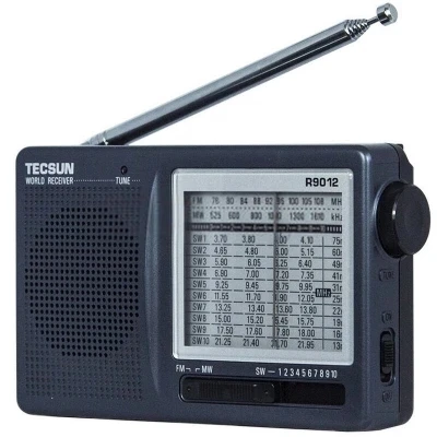 Portable Radio TECSUN R 9012 12 Band FM/AM/SW Radio Multiband Radio Receiver Portable Y4122H ...