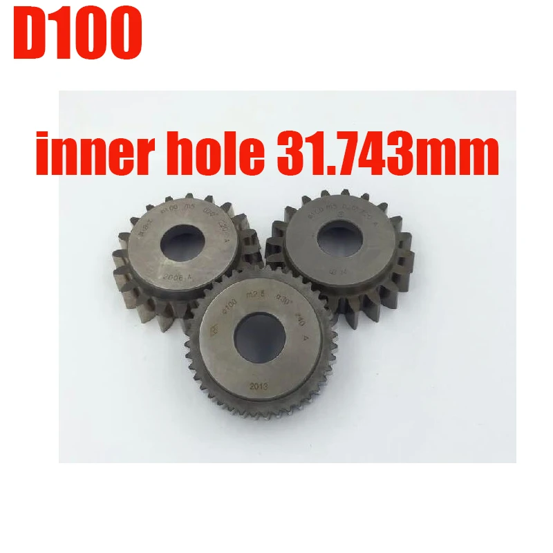 Taper-shank-straight-teeth-bowl-type-gear-shaper-cutter-hob-M1-D100-100 ...