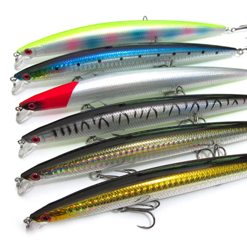 Fishing Minnow Big Game Lure Baits 17cm 27g Sea Bass Killer Long Range ...