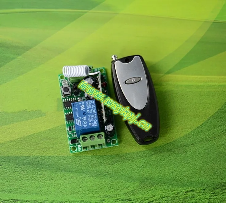 New-12V-10A-1-Channel-Learning-Code-Wireless-Remote-Controller-Switch ...