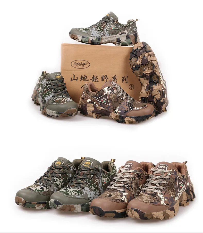 2018 Men Tactical Military Boots training trekking Combat climbing ...