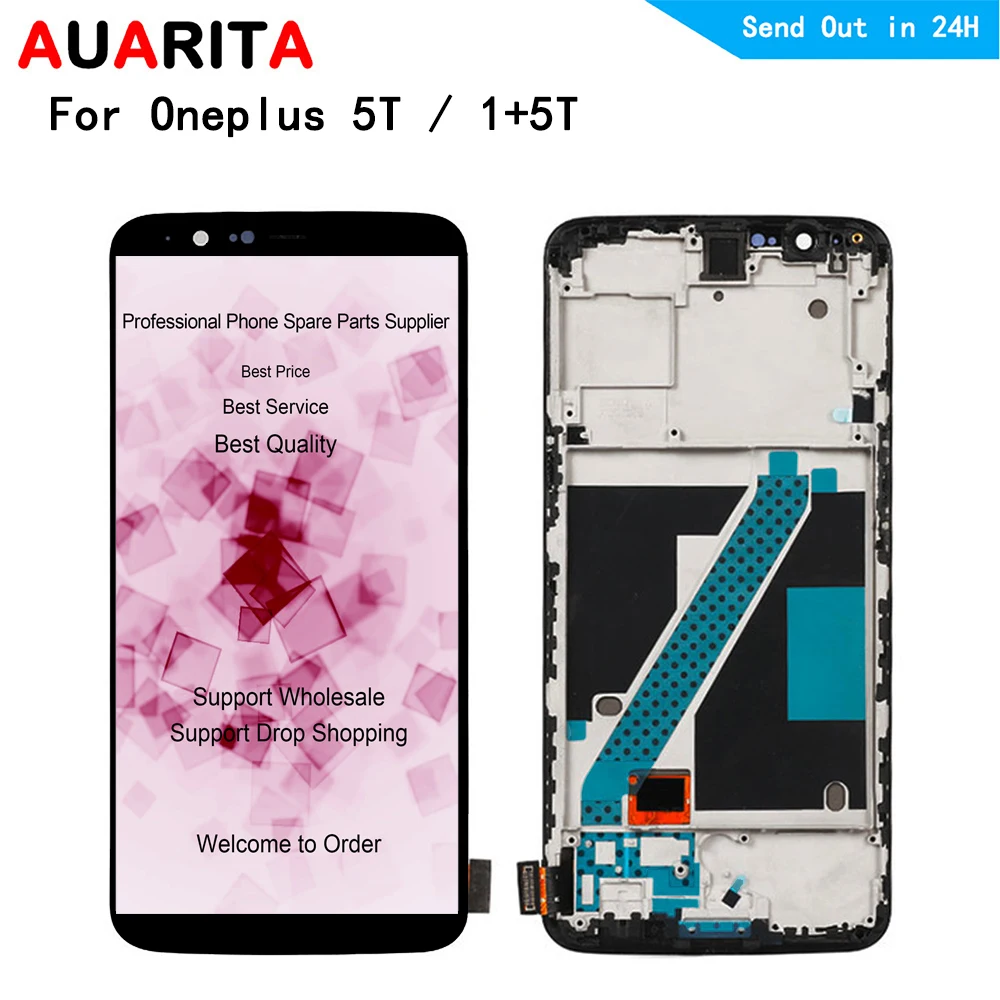 6,0" Протестировано для oneplus 5T A5010 1+ 5T ЖК-дисплей Сенсорная ...