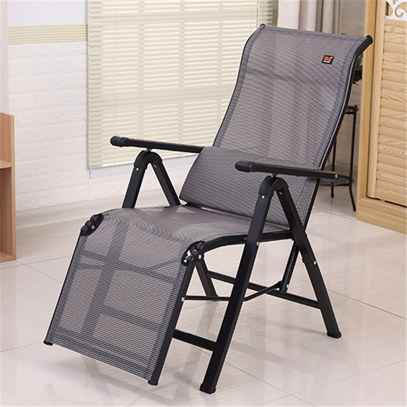 2Pcs Tri Fold Reclining Chair Adjustable Foot Rest Outdoor Furniture ...
